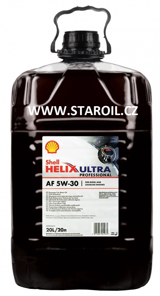 SHELL HELIX ULTRA PROFESSIONAL AF 5W-30 20LT ECOPACK | e-shop www ...